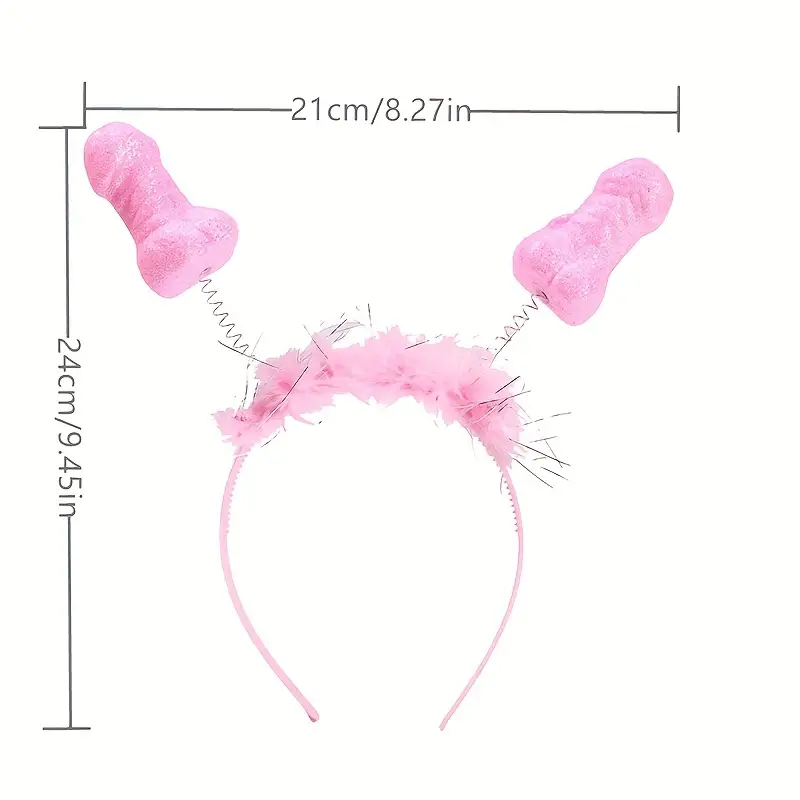Foam Springy Penis Headband